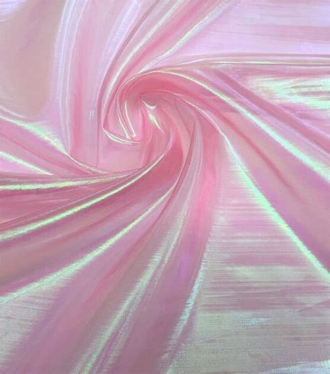 Glitterbug Pearlized Shimmer Organza Pink Fabric Joann