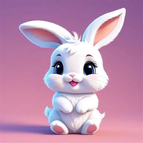 Premium Photo Cute Cartoon Bunny