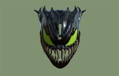 Ghengar Black Tiger Sex Machine Mask 3d Digital Download 3d Model 3d