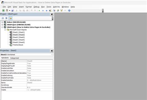 How To Delete Extra Pages In Excel Fast MyExcelOnline