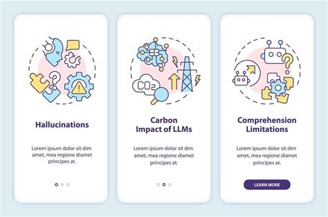 Llm Limitations Onboarding Mobile App Screen Artificial Intelligence