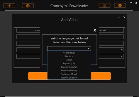 Subtitle Language Not Found Issue · Issue 659 · Hama3254crunchyroll