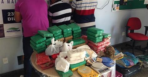 G1 Polícia Apreende 100 Kg De Droga Após Prisão De Três Suspeitos Em