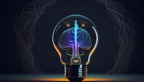 Premium Ai Image Imagination Unleashed Brilliant Brain Within An