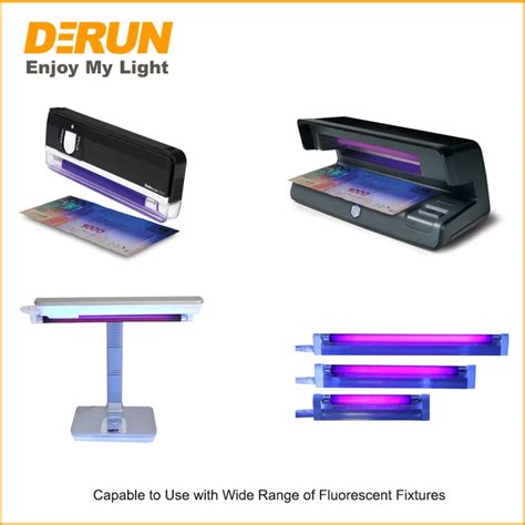 365nm Uva Blb Counterfeit Black Light Blue Fluorescent Uv Lamp Tube Ce