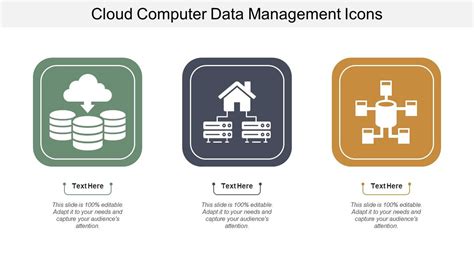 cloud computer data management icons ppt powerpoint presentation