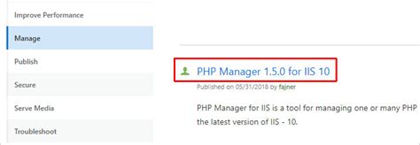 IIS PHP MySQL Установка и настройка веб сервера на Windows Server