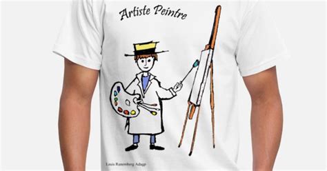 Artiste Peintre COPYRIGHT LOUIS RUNEMBERG ADAGP T Shirt Homme