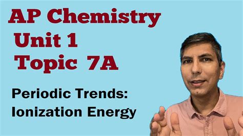 Understanding Ionization Energy Trends And Patterns In The Periodic