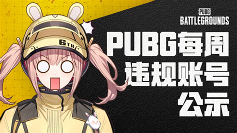 每周违规账号公示 新闻 PUBG