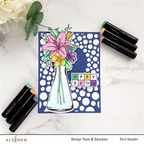 Chemistry Vases Card Ideas Altenew Creativity Unlocked