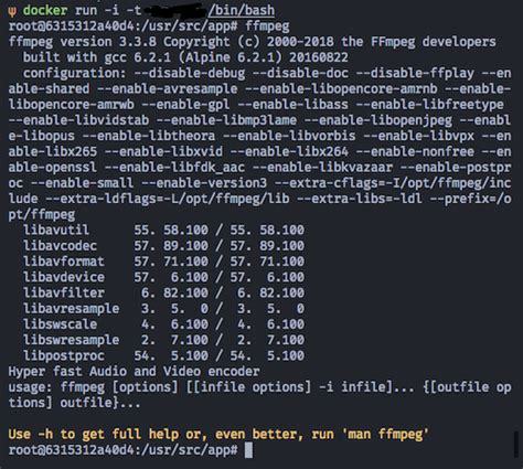 Ffmpeg Seems To Dissapear Once Docker Is Uploaded To Elastic Beanstalk Stack Overflow