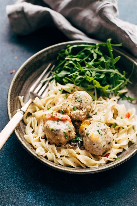 Cajun Chicken Meatballs In Tasty Cream Sauce Recipe Little Spice Jar