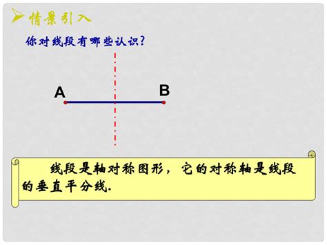 江苏省昆山市兵希中学八年级数学上册《141线段轴对称性》课件 苏科版