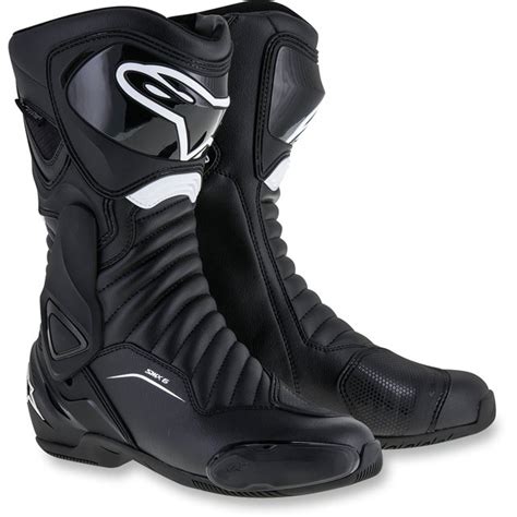 Alpinestars Smx 6 V2 Mens Drystar Motorcycle Boots Black 50 Eur