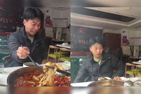 小伙吃牛蛙前满脸抗拒，痛苦面具直呼不可能吃，吃完后反应亮了！