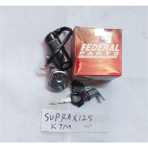 Jual KUNCI KONTAK DAN JOK KUNCI SET HONDA SUPRA X 125 KTM FEDERALBAGUS