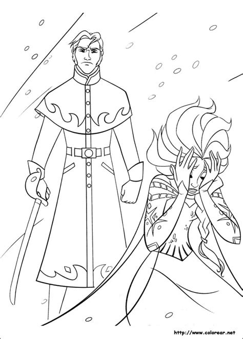 Dibujos Para Colorear De Frozen El Reino Del Hielo