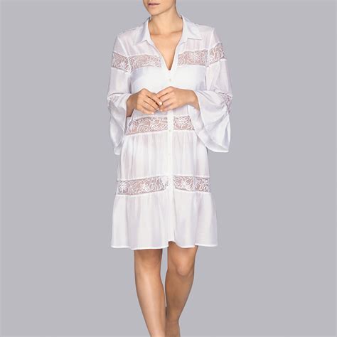 Andres Sarda Swimwear Malibu White Yacht Badmode Caftan Andres Sarda