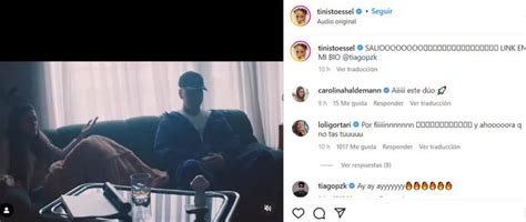 El último Beso De Tini Stoessel Y Tiago Pzk ¡salió El Video Tn