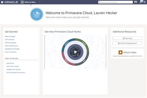 Application Administrators In Oracle Primavera Cloud