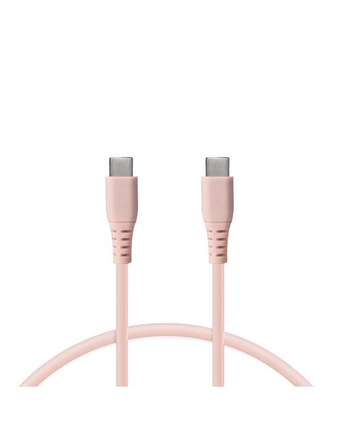 Charging Cable Usb C To Usb C Meter Compatible With Ultra Fast Charging Pink