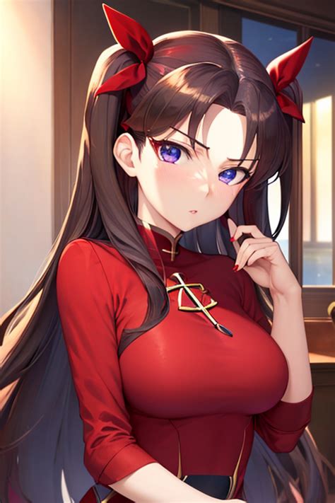 Ai Art Rin Tohsaka Fatestay Night By The Sanctuaire On Deviantart