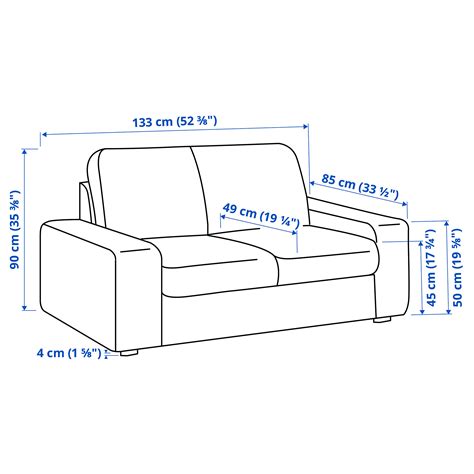 Kivik 小雙人座沙發 Tresund 淺米色 Ikea 線上購物