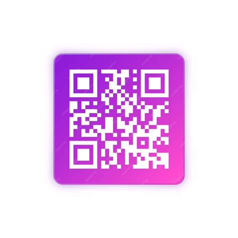 Premium Vector Modern Colorful Qr Code Sticker Identification Tracking Code Serial Number
