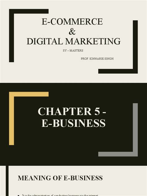 Sy Masters Ecommerce And Digital Marketing Unit 2 Pdf World Wide