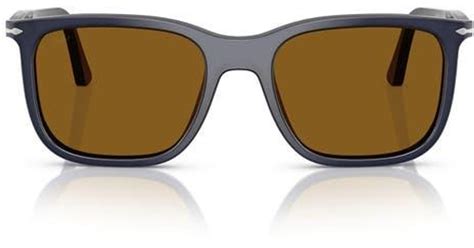 Persol 56mm Rectangular Sunglasses For Men Lyst