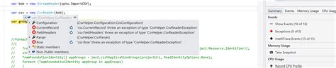 Generic Exeption Thown With No Details Issue 727 JoshClose
