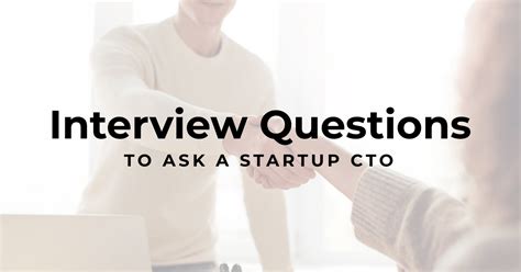 24 Startup Cto Interview Questions Karl Hughes