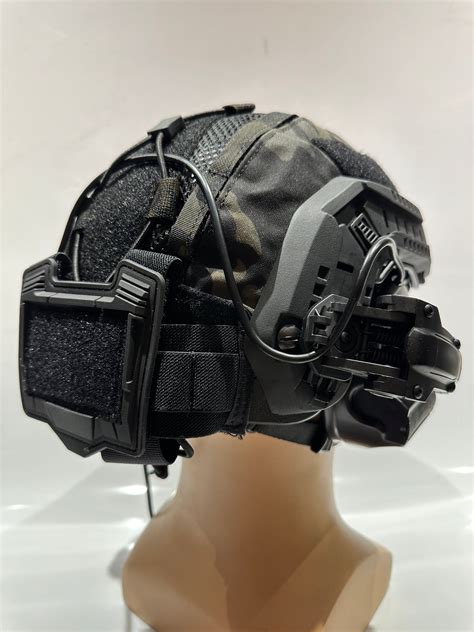 Maritime Fast Helmet Multicam Black With Headset Hig Operator