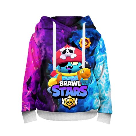 Brawl Stars Pirate Gene Hoodie Sweatshirt Brawl Stars