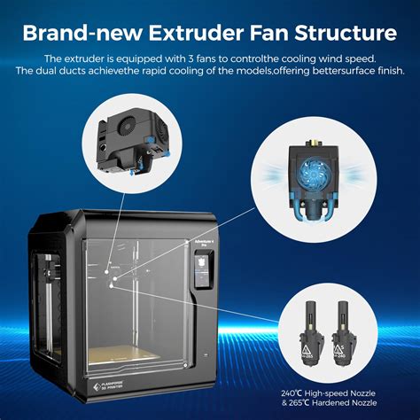 Flashforge Adventurer 4 Pro 3d Printer 4x Faster Printing Speed Auto Leveling 3d
