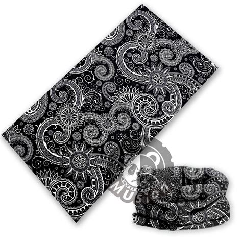 Musion Classic Black Face Mask Spf 30 Head Scarf Penutup Muka Rider