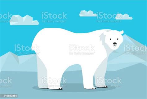 재미 있은 북극곰 그림 구름에 대한 스톡 벡터 아트 및 기타 이미지 구름 귀여운 꼬리 Istock