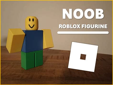 Noob Moveable Roblox Character Figurine No Ams By Mike Stl