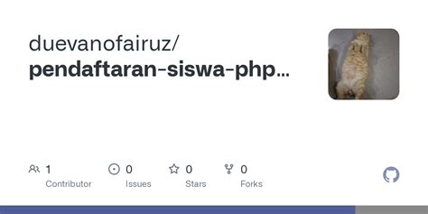 Github Duevanofairuzpendaftaran Siswa Php Mysql