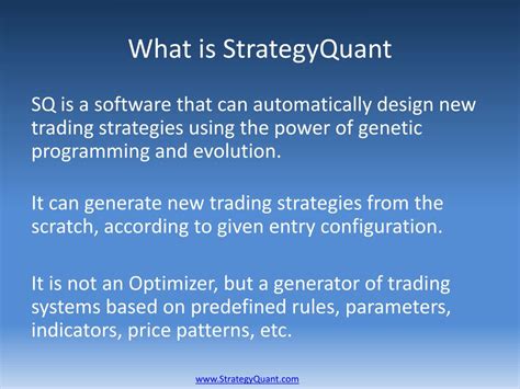 Ppt Strategyquant Algorithmic Trading Why And How Powerpoint Presentation Id5880640