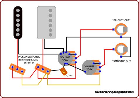 Electric Guitar Circuit Diagram