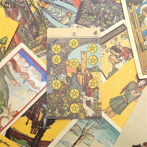 Карты Таро Смит-Уэйта колода без полей 12х7см/ Smith-Waite Tarot Deck ...