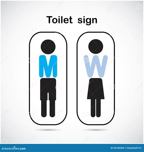 Restroom Symbol Sign Vector Illustration Isolate On White Background