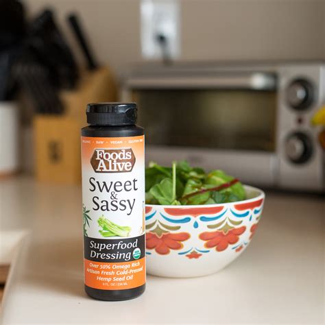 Sweet And Sassy Dressing With Cold Pressed Hemp Oil Foods Alive Inc