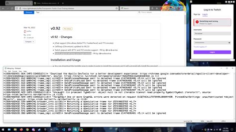 Unable To Login To Twitch Through The Overlay · Issue 139 · Baffler