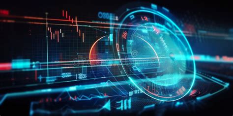 Big Data Technology Futuristic Technological Abstract Background Glow In The Dark Ai