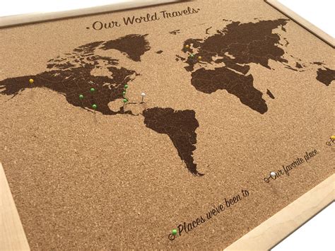 Diy Push Pin Map Frame Foamboard Map Print Artofit