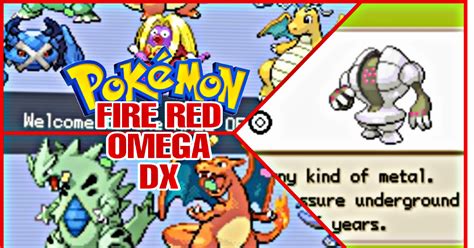Pokemon Fire Red Omega DX Hack Rom GBA