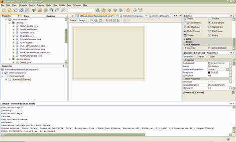 Introduction à Lapi Palette De Netbeans